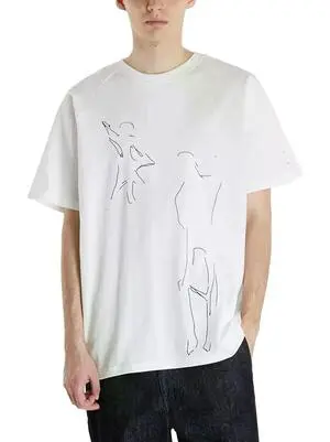 HELIOT EMIL Formation T-shirt - White