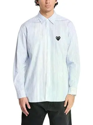 Play Comme Des Garcon Striped Shirt - Blue