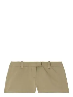 THE FRANKIE SHOP Roma Twill Shorts - Green