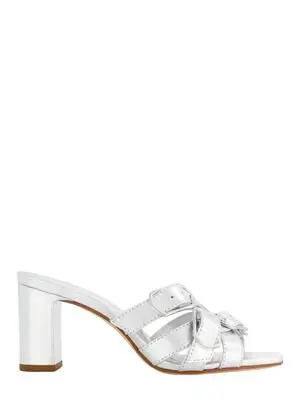 Bernardo 1946 76mm Bea Strappy Sandals - Silver