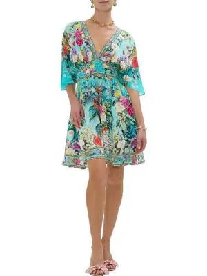 Camilla Short Waisted Mini Dress - Gardens Of Queluz