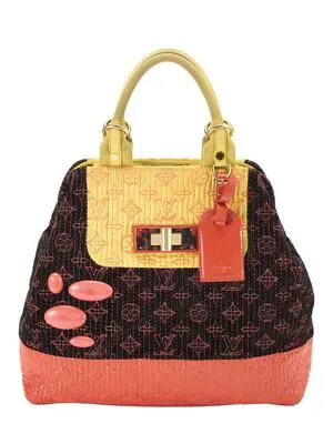 LOUIS VUITTON Richard Prince Neon Noir Monogram Motard Firebird Bag - Multi