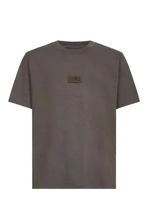MAISON MARGIELA Numbers-motif Cotton T-shirt - Neutrals