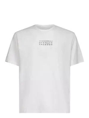 MAISON MARGIELA Numbers-motif T-shirt - White