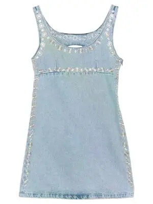 COPERNI Studded Denim Mini Dress