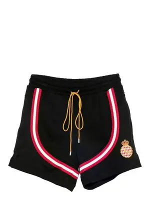 Rhude Cotton-blend Track Shorts - Black