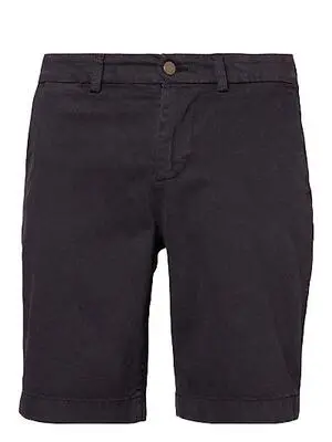 7 For All Mankind Stretch-cotton Shorts - Deep Navy