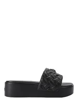 Kurt Geiger Meena Eagle Platform Sandals - Black