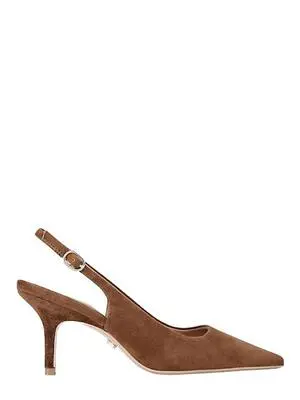Carvela Suede Slingback Courts - Brown