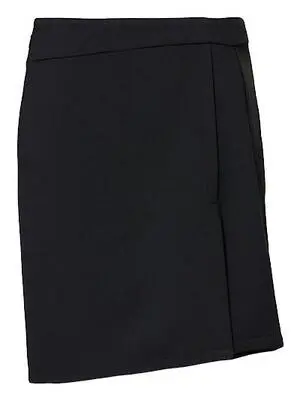 Victoria Beckham Contrast-panel Mini Skirt - Black