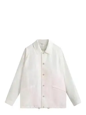 Mackintosh Carron Button-Up Jacket White