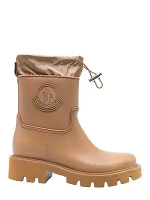 Moncler Kickstream Rain Boots - Brown