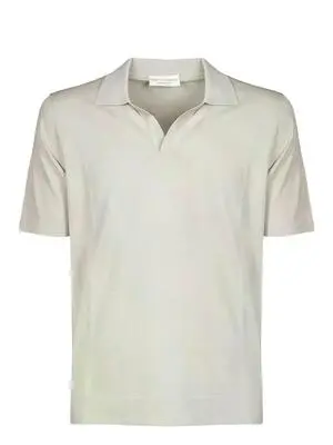 FILIPPO DE LAURENTIIS Cotton Polo Shirt - Grey