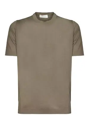 FILIPPO DE LAURENTIIS Cotton T-shirt - Brown