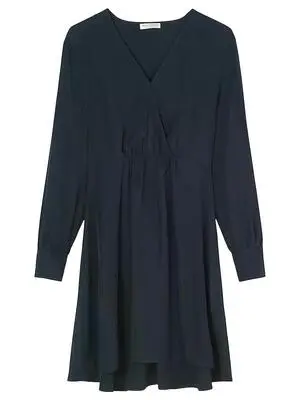Marc O'polo V-neck Long-sleeve Dress - Blue