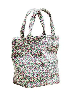 SZ BLOCKPRINTS Roma Printed Cotton Tote - Primrose Print