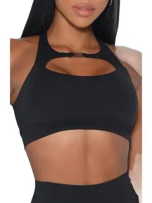 BOMBSHELL SPORTSWEAR Two Way Bra - Black