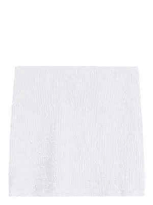 LIMEAPPLE Crinkle Mini Skirt White