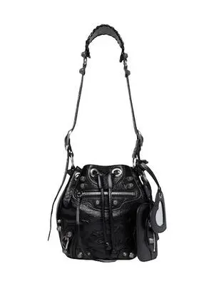 Balenciaga Le Cagole Bucket Bag Xs - Black Arena