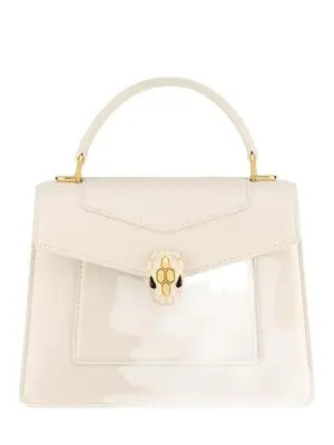 BVLGARI Serpenti Forever Top-handle Bag - White