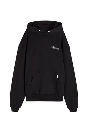 REPRESENT Owners' Club Hooded Cotton Sweatshirt - Black