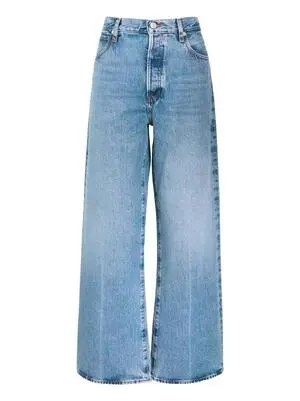 FRAME The Loose Wide-leg Jeans - Blue