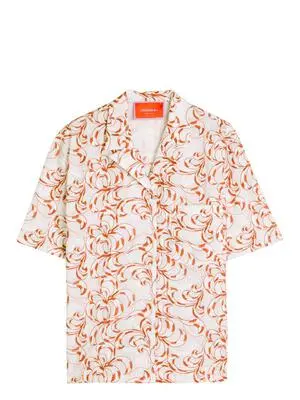 La DoubleJ Bowling Embroidered Woven Shirt - Multicoloured