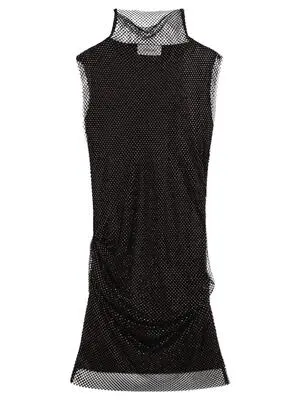Sportmax Mesh Mini Dress - Black