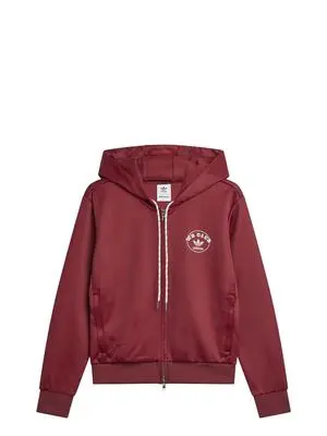 WALES BONNER X ADIDAS Hooded Sweatshirt - Burgundy