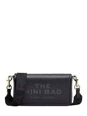 Marc Jacobs The Leather Mini Shoulder Bag Black