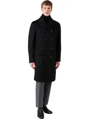 AUTORE Nicholson Wool Coat - Nero
