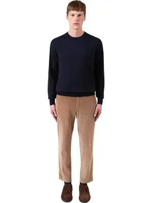 AUTORE Newman Corduroy Chino Trousers - Ocra