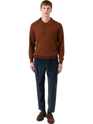 AUTORE Brando Velvet Trousers - Blu