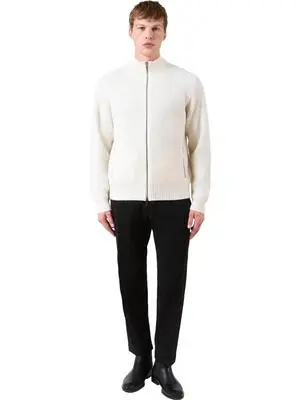 AUTORE Grant Wool And Cashmere Cardigan - Perla