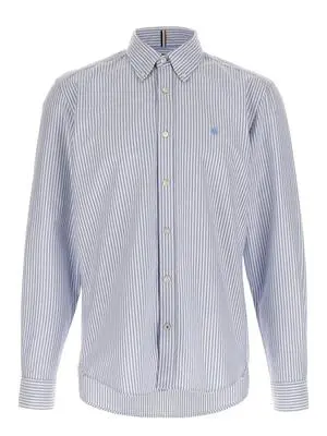 Hugo Boss Liam Striped Shirt - Blue