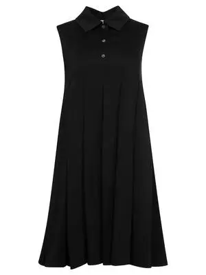 Loewe Trapeze Short Dress - Black