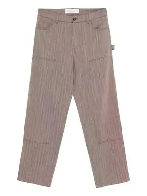 GOLDEN GOOSE Straight-leg Trousers - Brown