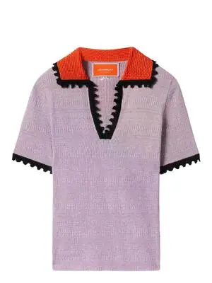 La DoubleJ Colour-block T-shirt - Purple