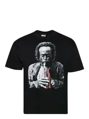 EARTHLING VIP Miles Davis T-shirt - Black