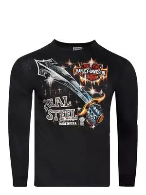 EARTHLING VIP Harley Davidson T-shirt - Black