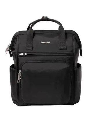 BAGGALLINI Securtex Anti-theft Windsor Backpack - Black