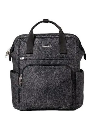 BAGGALLINI Securtex Anti-theft Windsor Backpack - Midnight Blossom