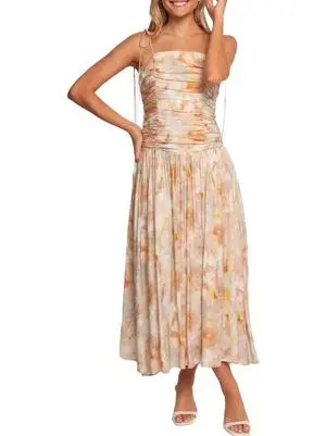 PETAL & PUP Xiormara Gathered Maxi Dress