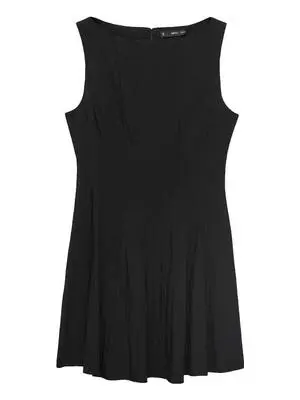 Mango Sleeveless Minidress Black