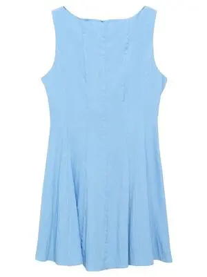 Mango Sleeveless Minidress - Blue