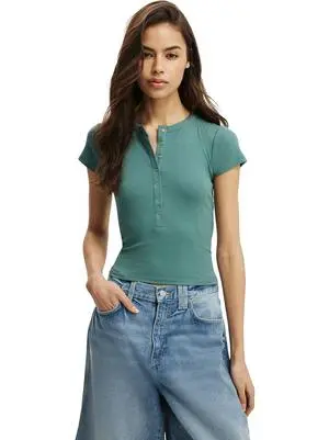 COTTON ON Christy Henley Tee Cloudy Jade