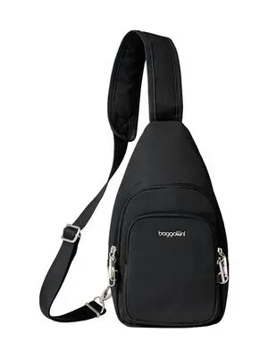 BAGGALLINI Securtex Classic Anti-theft Daytripper Sling Bag - Black