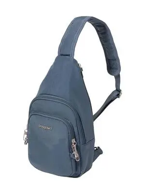 BAGGALLINI Securtex Classic Anti-theft Daytripper Sling Bag - French Navy