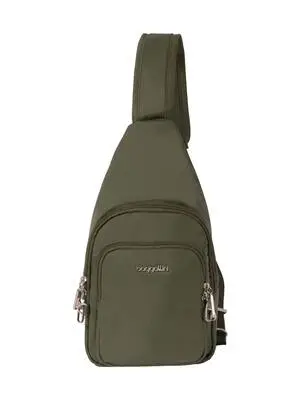 BAGGALLINI Securtex Anti-theft Daytripper Sling Bag - Thyme