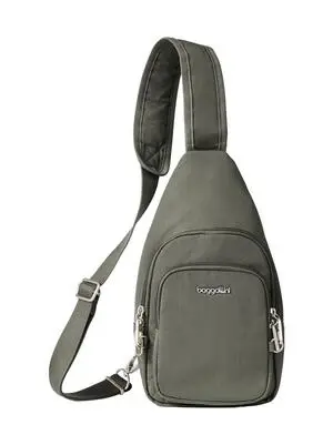 BAGGALLINI Securtex Classic Anti-theft Daytripper Sling Bag - Thyme